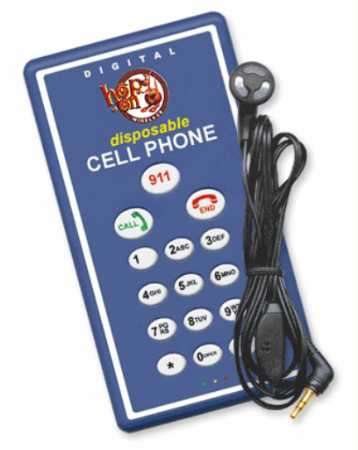 Telefone celular descartável